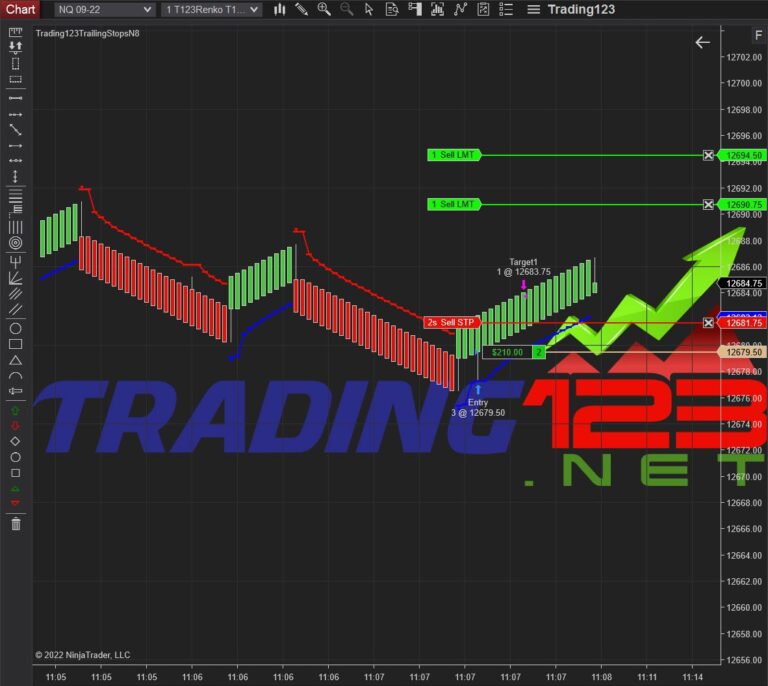 NinjaTrader 8 Trailing Stop-Traing123 No More Second Guessing The Stop